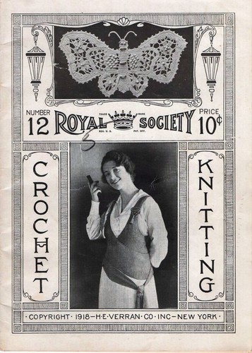 1918 Royal Society Threads Crochet and Knitting Magazine Patterns ...