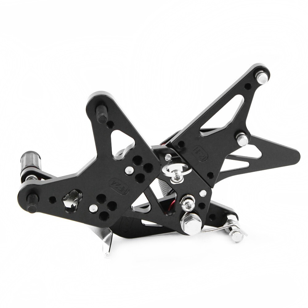 For NINJA ZX6R 09-18 Rear Set Footpeg Foot Rest Brake Shift Pedal Lever ...