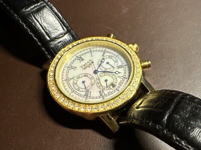 Trias Germany Multifunction Day/Date Automatic Watch Stainless Gold ...