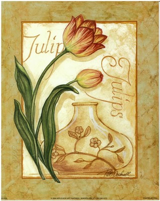 (8 x 10) Art Print KR0105 Pat Cockrell Lily-Flowered Tulip | eBay
