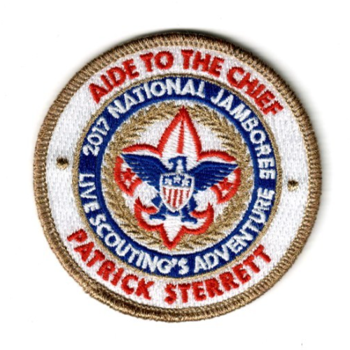 Boy Scout 2017 National Jamboree Aide to the Chief Patrick Sterrett | eBay