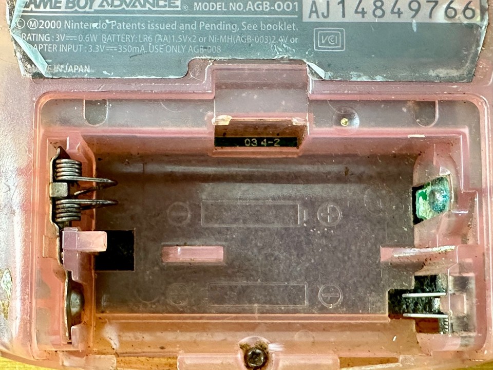 Nintendo Gameboy Advance AGB001 Orange Handheld Console NOT Parts or ...