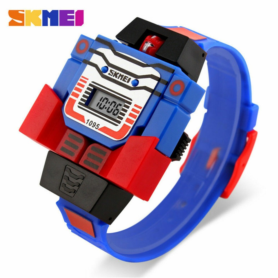 SKMEI Children Watch Kids Cartoon Digital Wristwatch Soft Band Watches ...