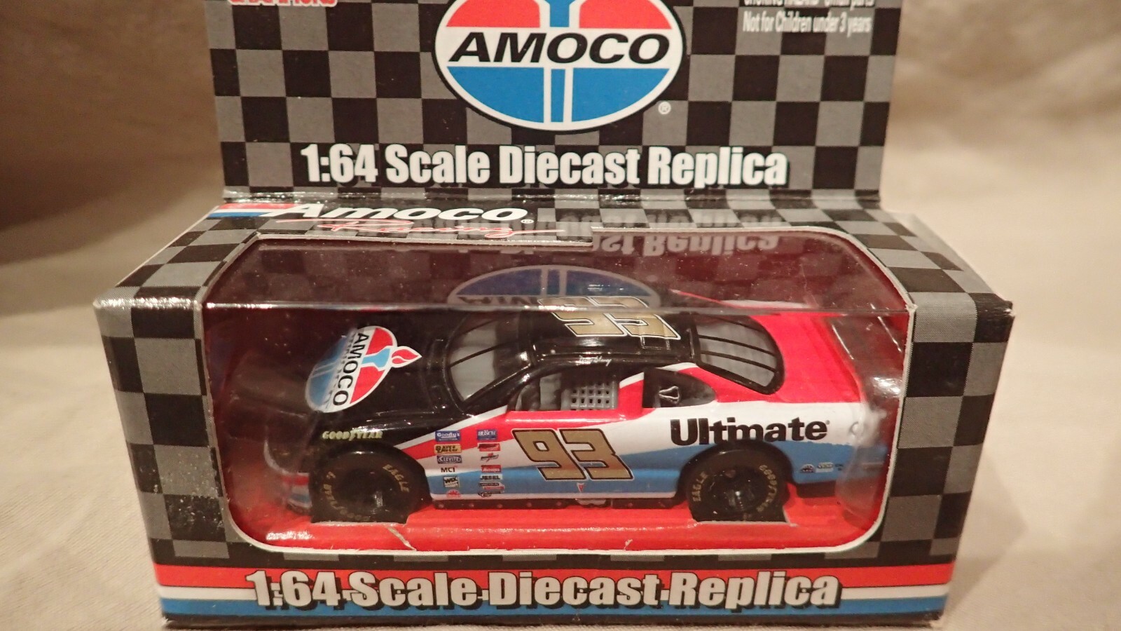 1999 RACING CHAMPIONS #93 AMOCO NASCAR Dave Blaney 1:64 Diecast Replica ...