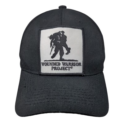 Wounded Warrior Project Patch Strapback Hat Black OSFM Vent Holes | eBay