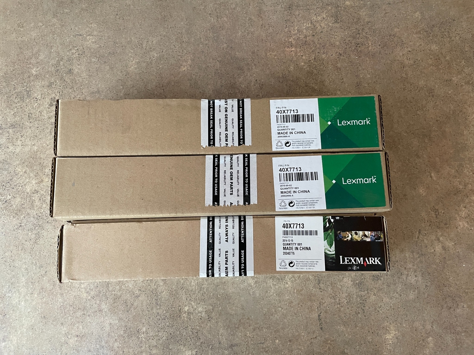 GENUINE LEXMARK 40X7713 TRANSFER ROLL M5155 M5163 MS710DN MS810DN ...