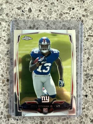 Odell Beckham Jr. 2014 Topps Chrome 117 Rookie Card Giants Rams Ravens ...