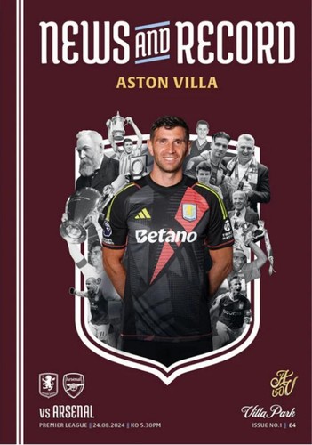 * 2024/25 - ASTON VILLA HOME PROGRAMMES - CHOOSE FROM LIST * | eBay