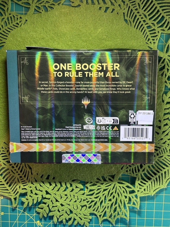 OMEGA BOX Magic The Gathering UNIVERSES BEYOND Lord of the Rings ...