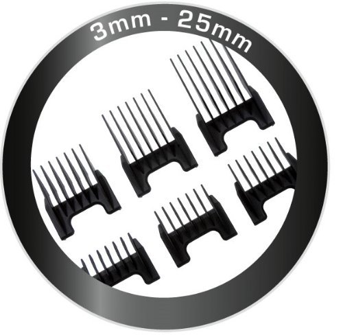 MOSER CHROM STYLE PEIGNES À RASER 3, 6, 9, 13, 18, 25 MM NEUF | eBay