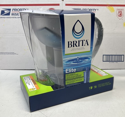 Brita Elite 10 Cup Pitcher Water Filter System w 1 Filter New in sealed ...