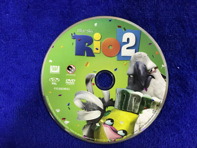 RIO 2 DVD LA PELICULA SOLO EL CD SIN CARATULAS | eBay