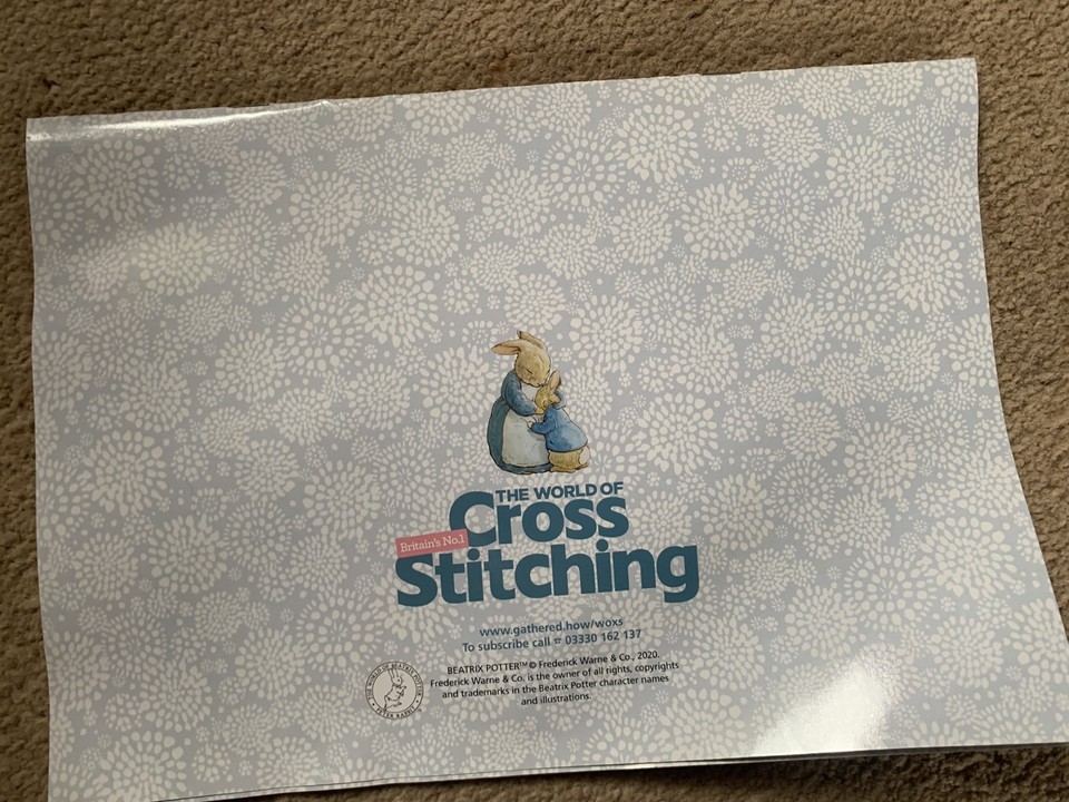 Beatrix Potter Peter Rabbit Cross Stitch Chart Pattern Calendar 2021 | eBay