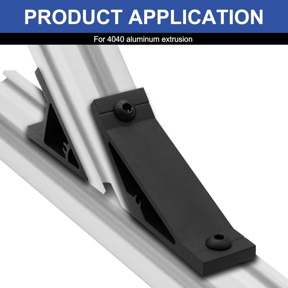 12pcs 4040 45/135 Degree Angle Corner Bracket 4040 Extrusion Hardware T ...