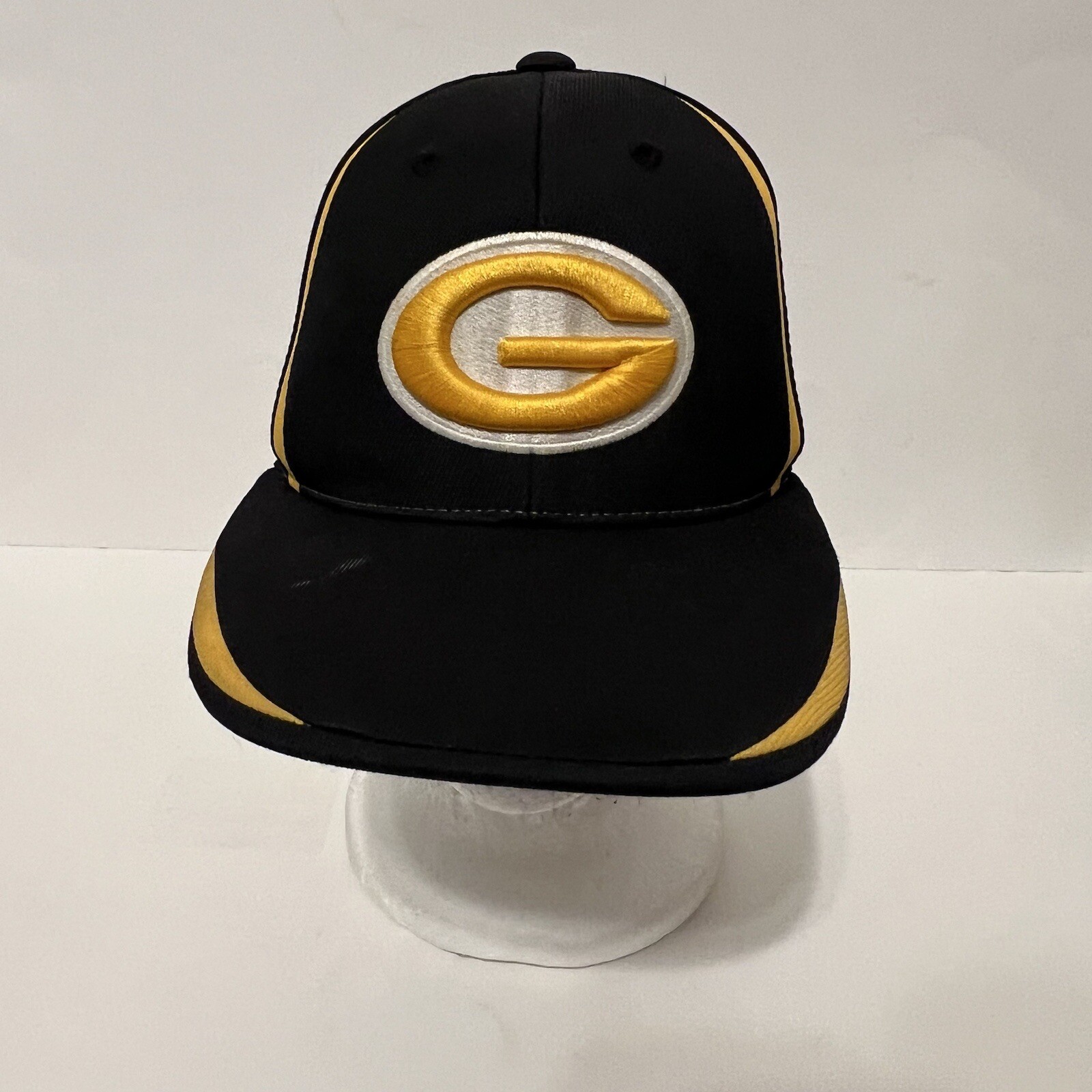 Grambling State Tigers GSU Fitted Cap Hat Youth 6 7/8 Black Gold Boys ...