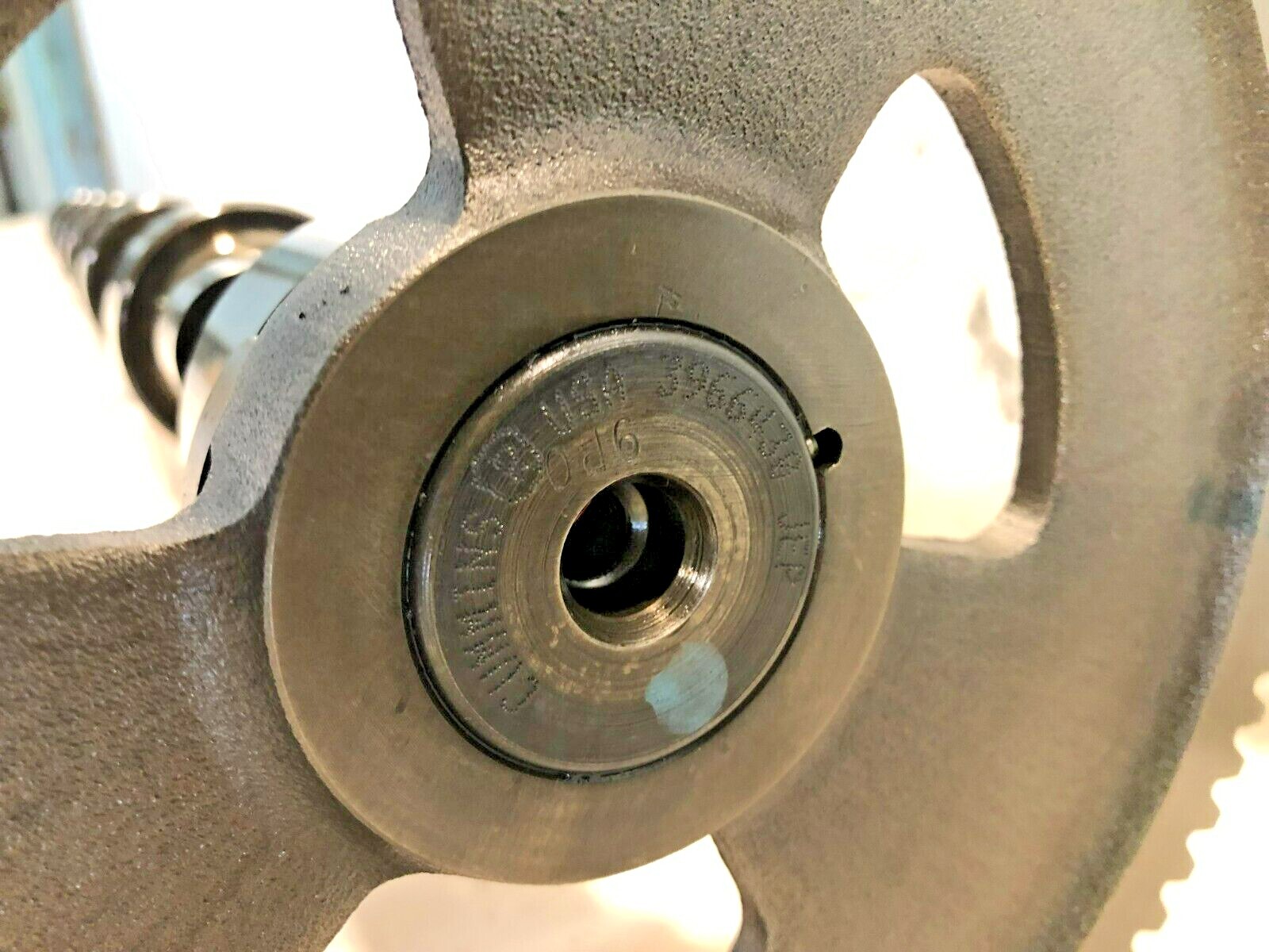 CUMMINS ISL9 8.9 DIESEL ENGINE CAMSHAFT 3966430 with GEAR 5284141 OEM ...