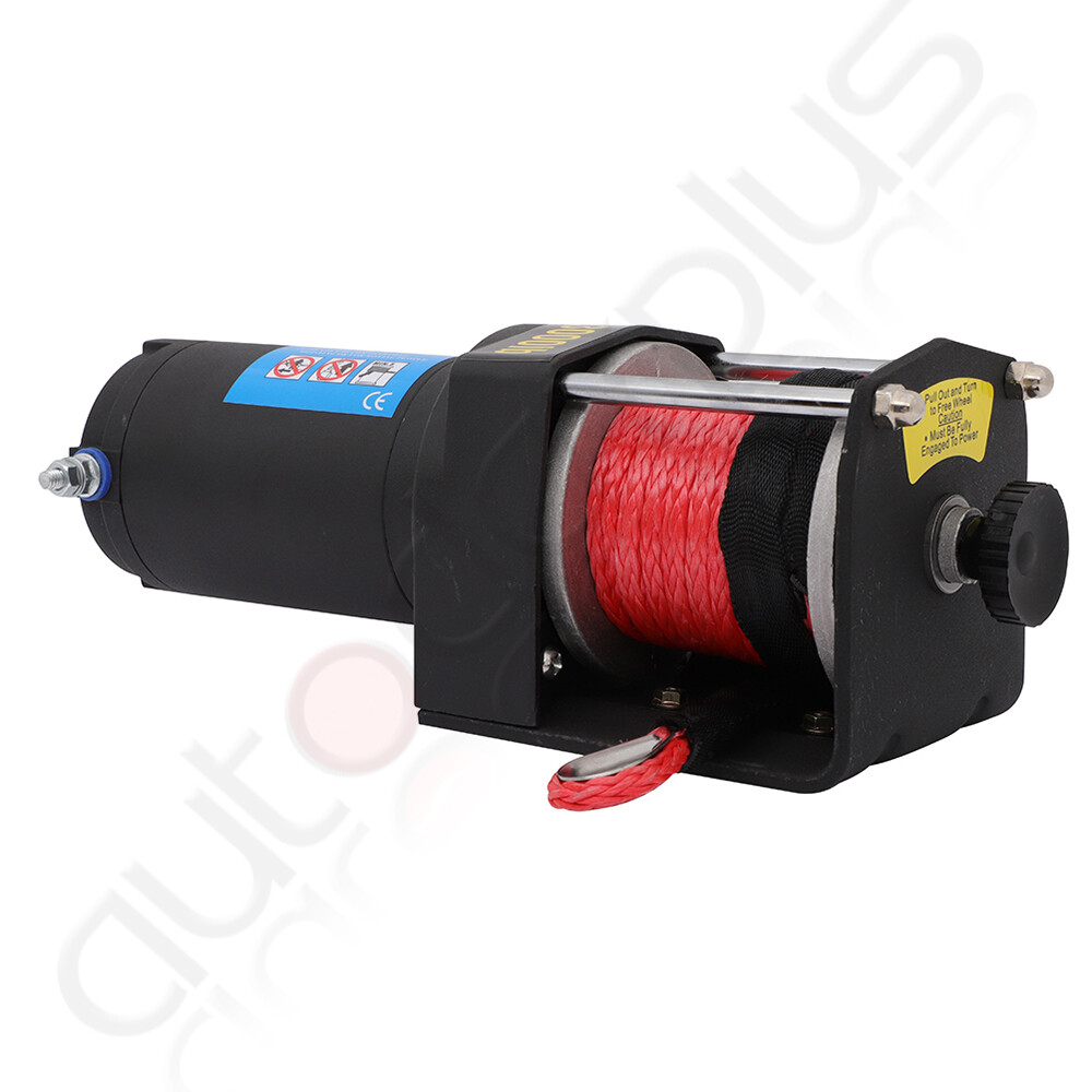 3000LB Electric Winch Towing Trailer Synthetic Rope Off Road Wireless ...