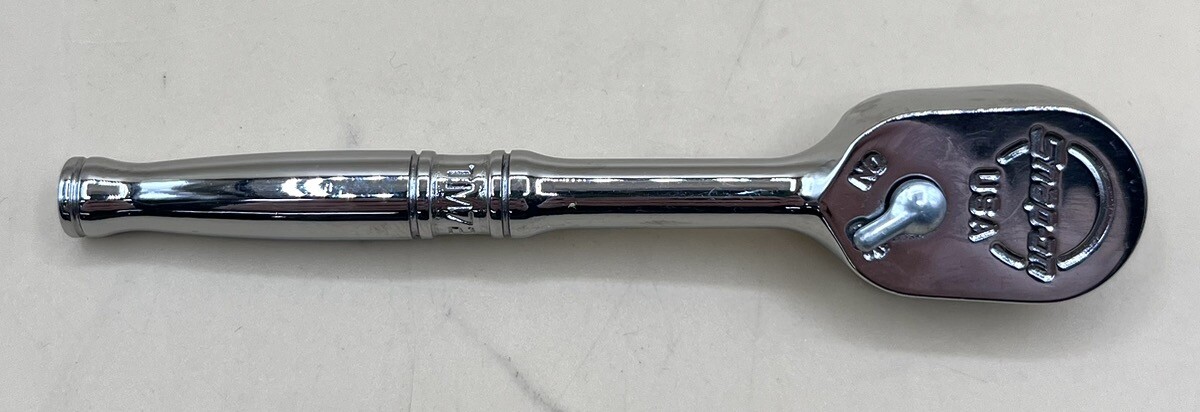 SNAP-ON TOOLS USA TM72 1/4" HEX DRIVE CHROME MAGNETIC BIT RATCHET ...