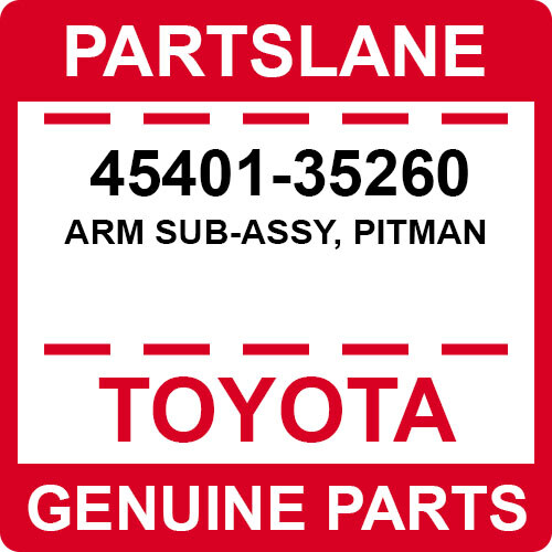 Toyota Hilux LN147 KZN165 OEM Genuine Pitman Arm 45401-35260 | eBay