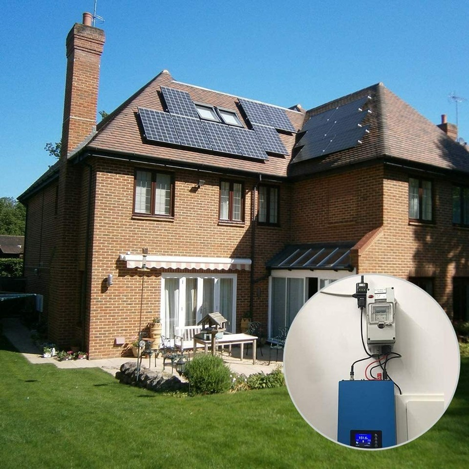 1000W Solar Grid Tie Inverter with Power Limiter Sensor DC45-90V to ...