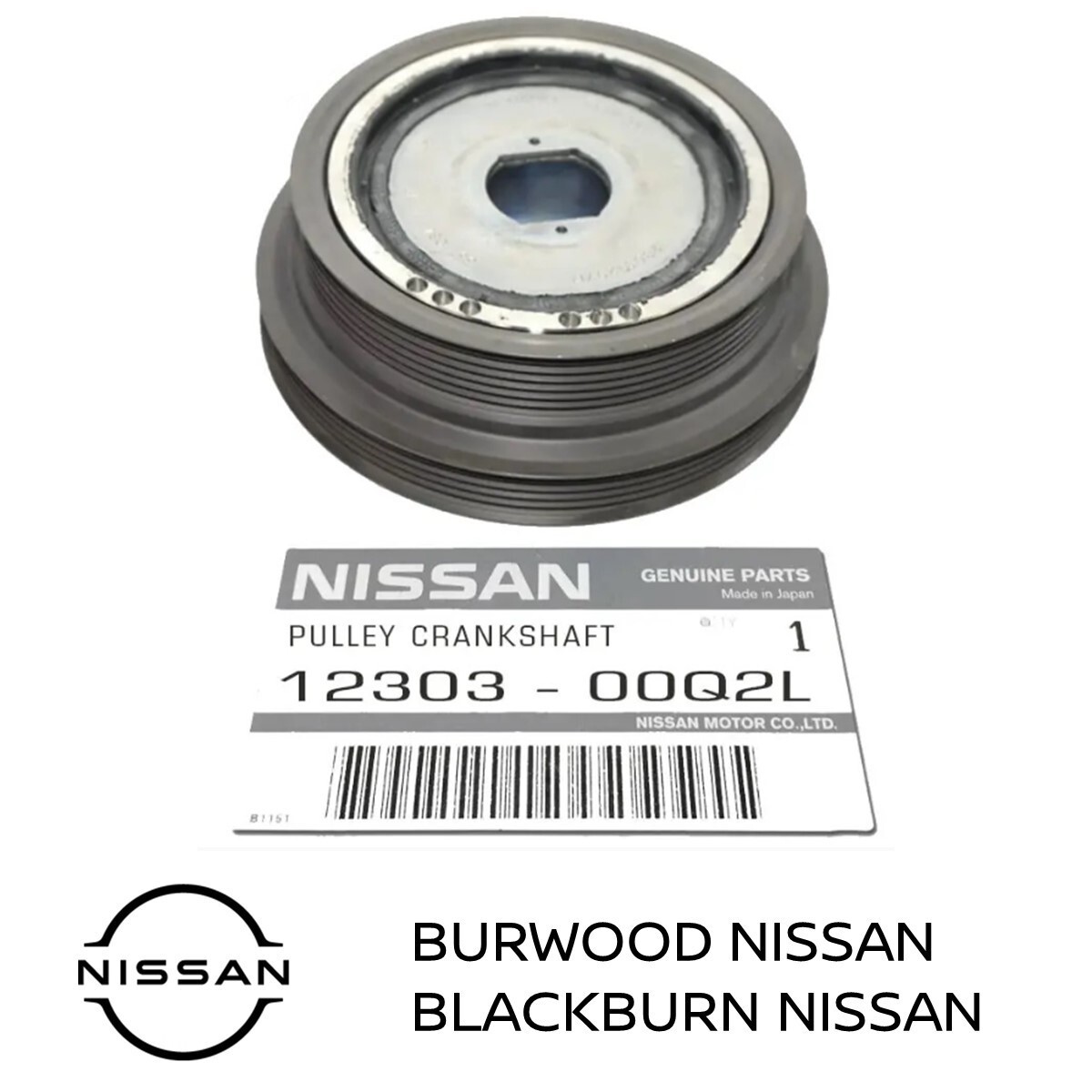 GENUINE NISSAN NAVARA D23 NP300 DIESEL M9T YS23 HARMONIC BALANCER 12303 ...