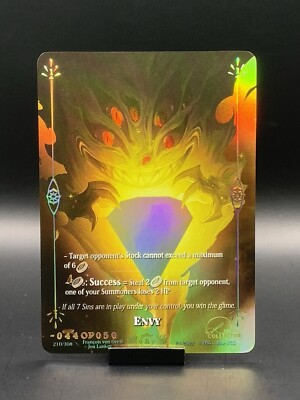 GRAIL 🔥 Rise TCG Kickstarter Envy Pop 50 Gold 7 Sins Collector | eBay