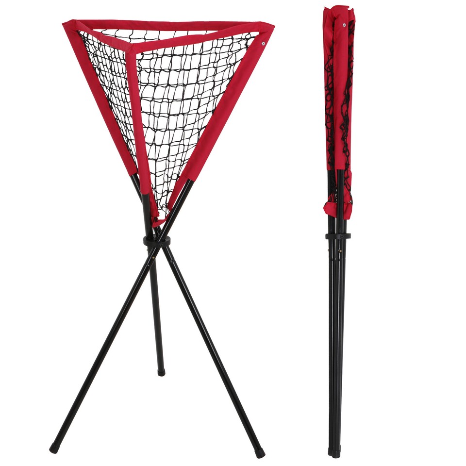Portable Ball Caddy Tripod Stand Baseball Softball Hitting Trainning ...