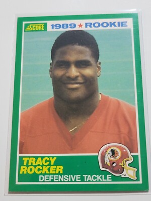 TRACY ROCKER 1989 Score Rookie #253. REDSKINS | eBay