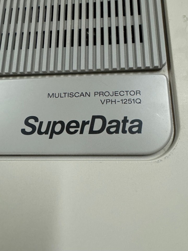 Sony Video projector CRT VPH-1251Q SuperData | eBay