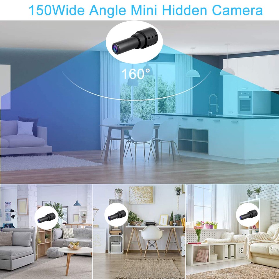 4K 1080P Mini Camera WiFi HD IP Wireless Home Camcorder Cam Detection ...