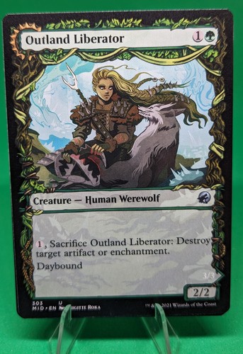 MTG Outland Liberator Frenzied Trapbreaker (Showcase) Innistrad VOW NM ...