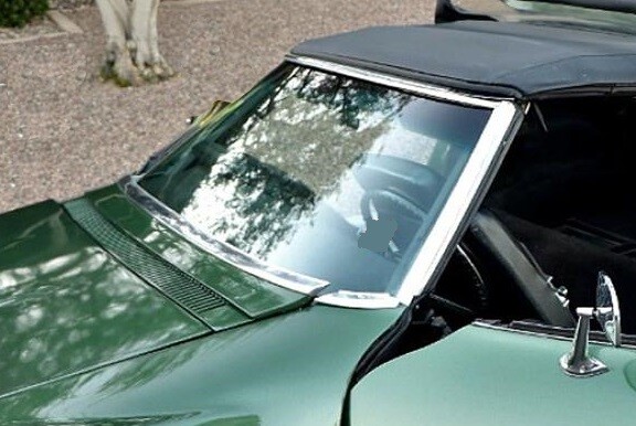 1968 Corvette Wiper Door Windshield Stainless Trim Moulding C3 NEW | eBay