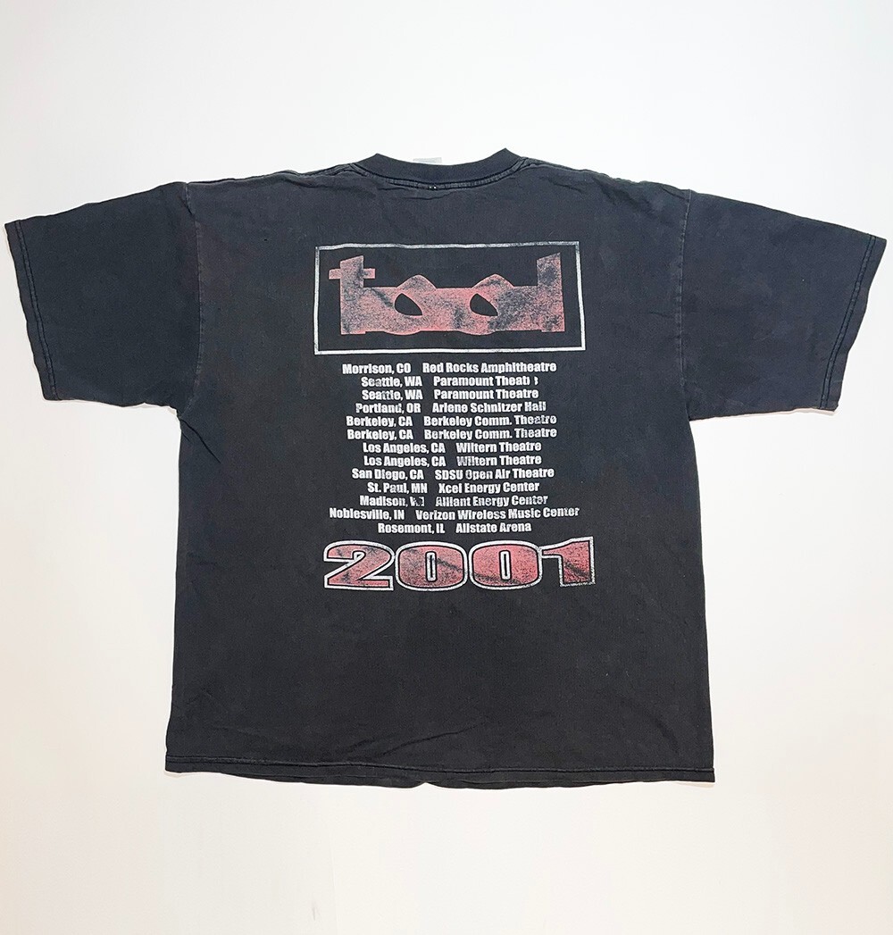Vintage 2001 Tool 'Lateralus' Alex Grey Art T-Shirt … - Gem