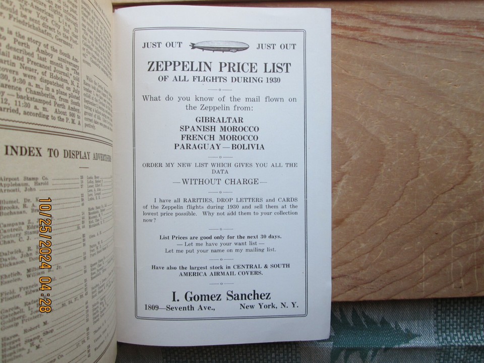 the air mail collector magazine stamps and FLOWN covers dec 1930 | eBay