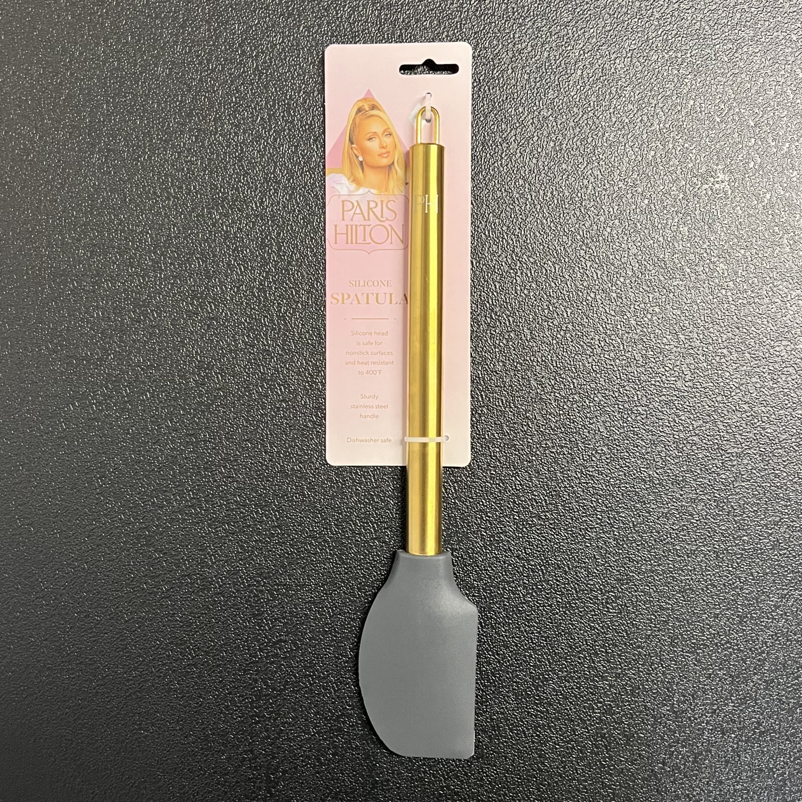 Paris Hilton Gold and Gray Kitchen Tool Silicone Spatula | eBay