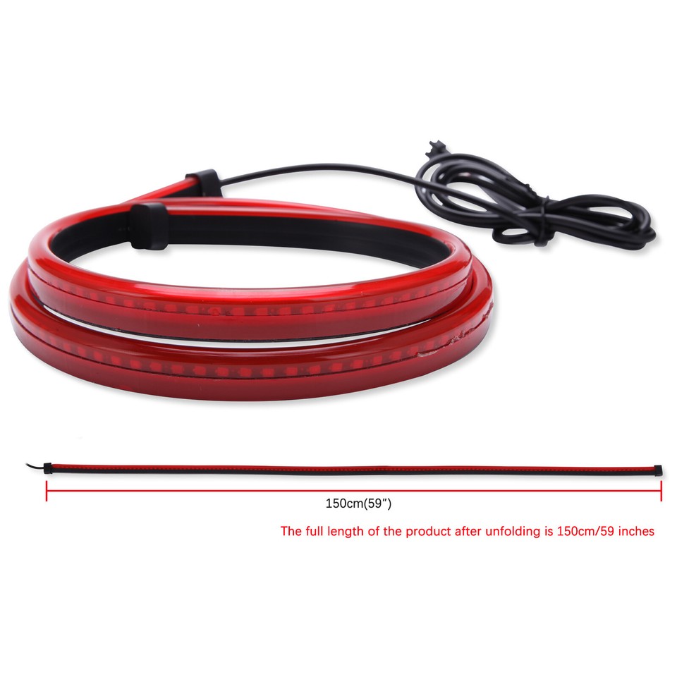 40" Sequential LED Third Brake Light Rear Roof Windshield High Turn ...