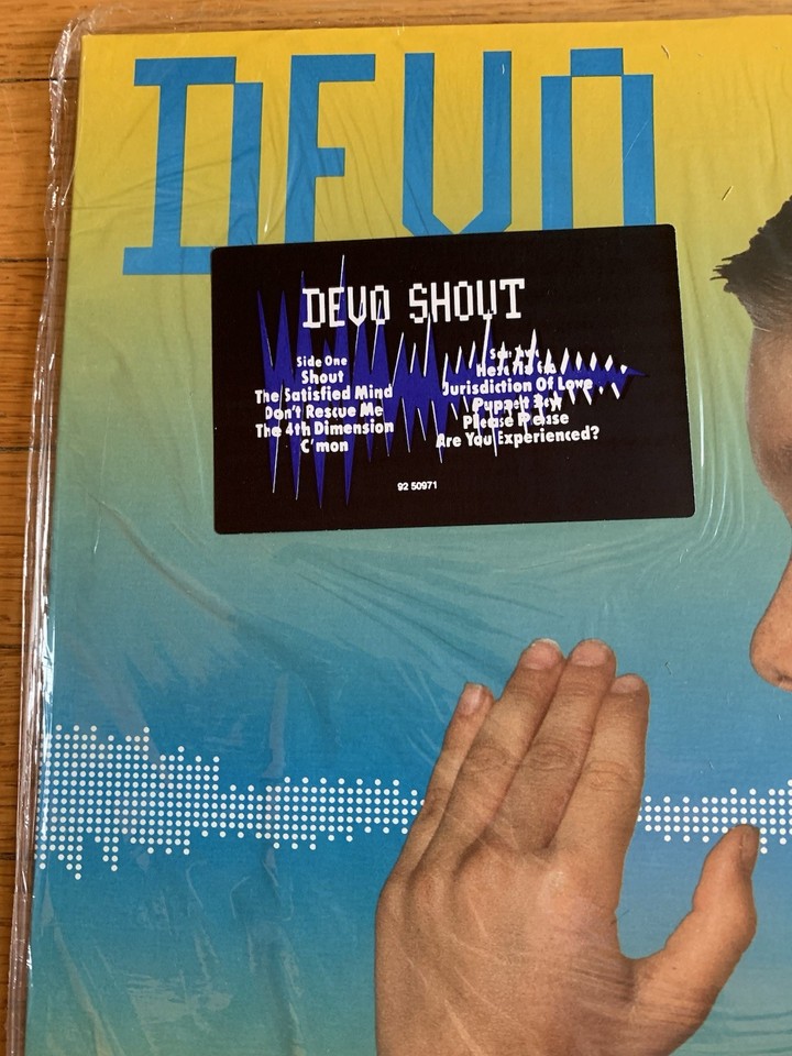 Devo - Shout 1984 factory sealed 1st Press with hype sticker new old ...