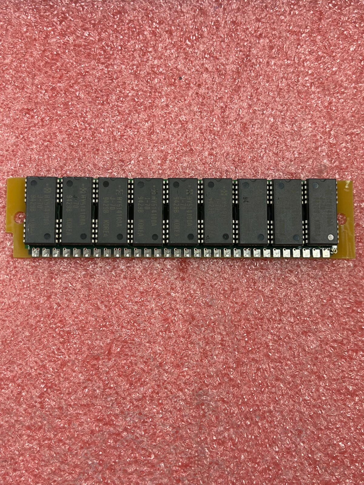 Vintage Hyundai 4MB x 9 - 70 SIMM 30-pin 9-Chip HYM594000AM-70 Memory ...
