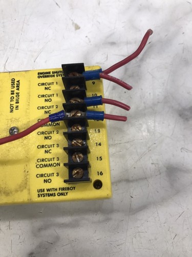 Fireboy Boat Marine engine shutdown override system ES-1002-01 | eBay UK