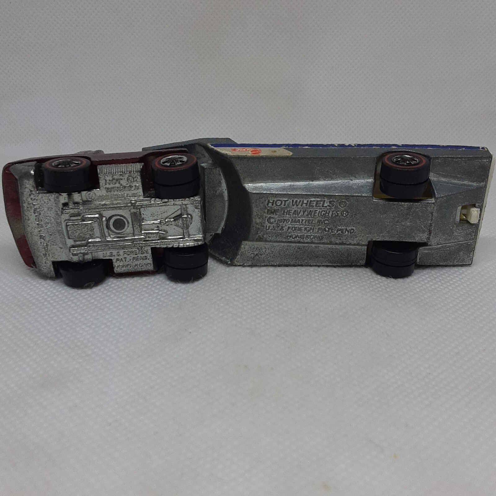 Hot Wheels Redline The Heavyweights Racer Rig 1969 Red Made In Hong ...