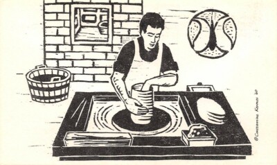 Potter at Wheel Pennsylvania Farm Museum Landis Valley Lancaster Co | eBay