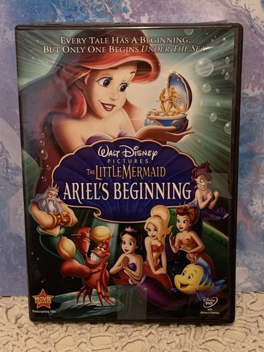 Walt Disney pictures-The Little Mermaid-Ariels Beginning (DVD, 2008 ...