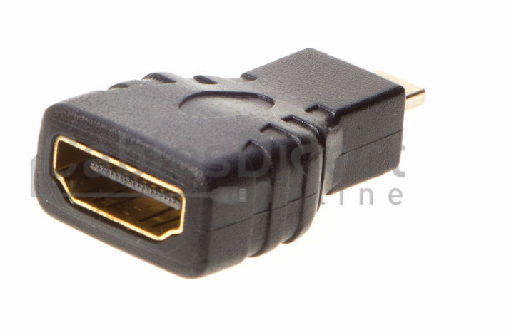 HDMI A Female to Micro HDMI D Male Connector TV Cable Adapter | eBay