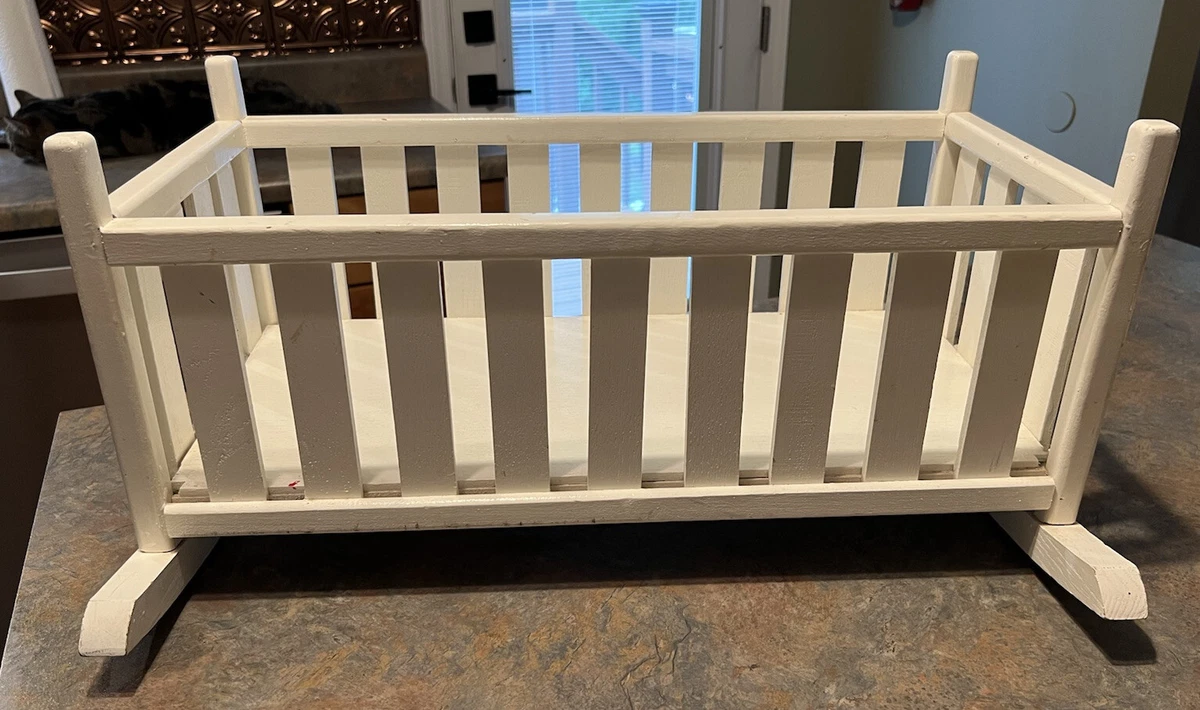White Wooden Cradle