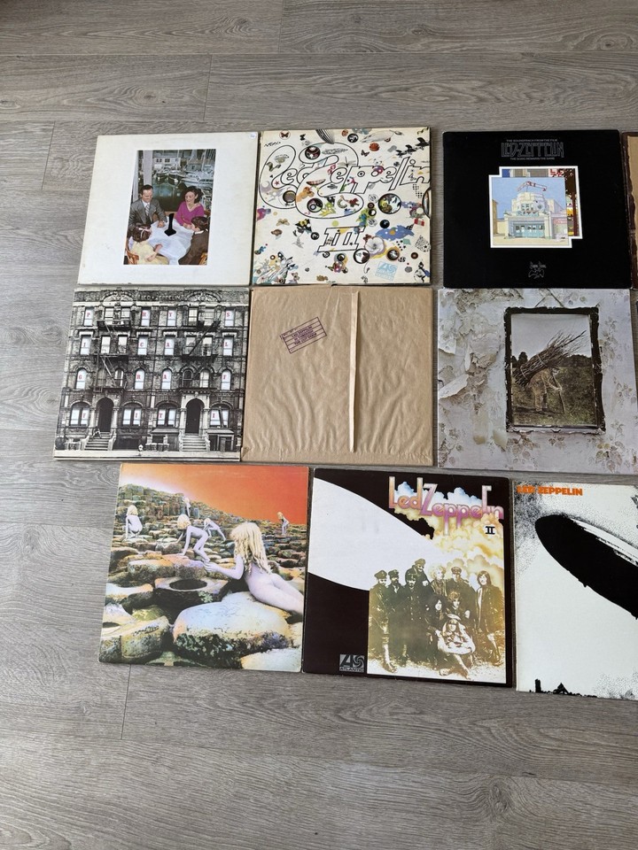 11 X Led Zeppelin Vinyl LP Albums Great Led Zeppelin Collection | eBay UK