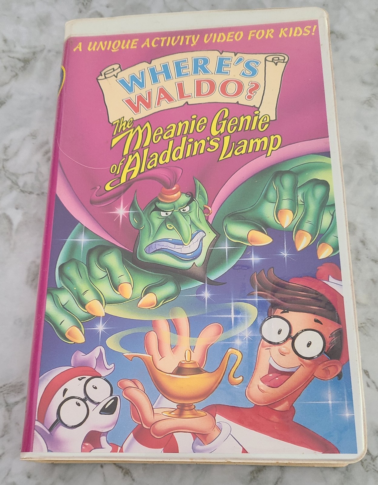 Vintage VHS Where's Waldo the Meanie Genie of Aladdins Lamp Kids ...
