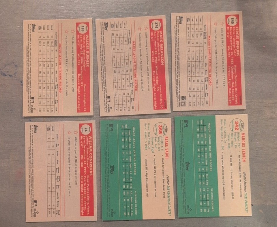 2021 Topps Chrome Platinum Anniversary Refractor Jenkins, 23 Blue Sabol ...