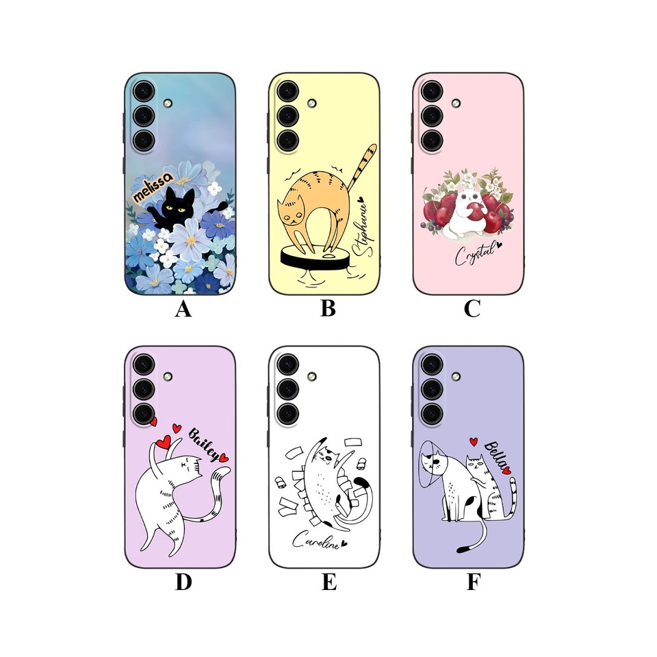 Cat Pattern Customized Phone Case Cover For Samsung Galaxy S25 Ultra ...