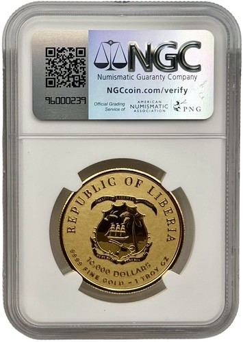 2024 Liberia $10K Patton 1 oz .9999 Fine Gold Coin NGC MS70 | eBay
