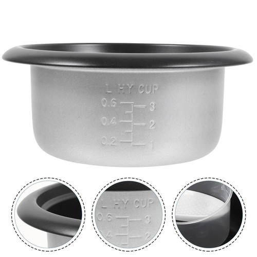 2 PCS Rice Cooker Liner Aluminum Pot Replacement Stainless Inner Bowl ...